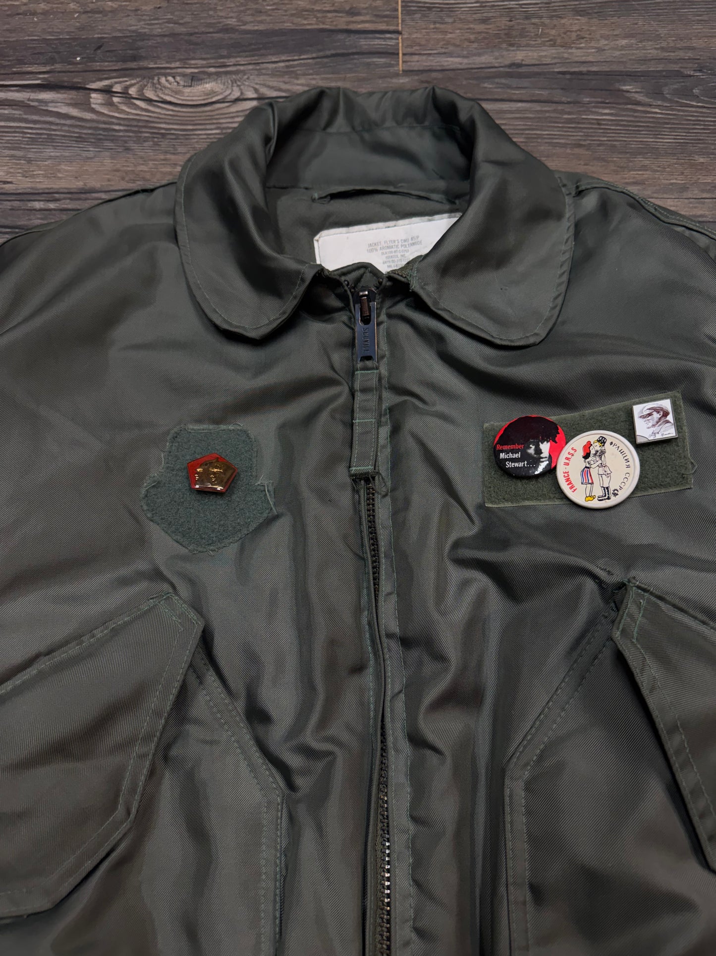 REAL AUTHENTIC MILITARY ZIP-UP JACKET – jfurswardrobe